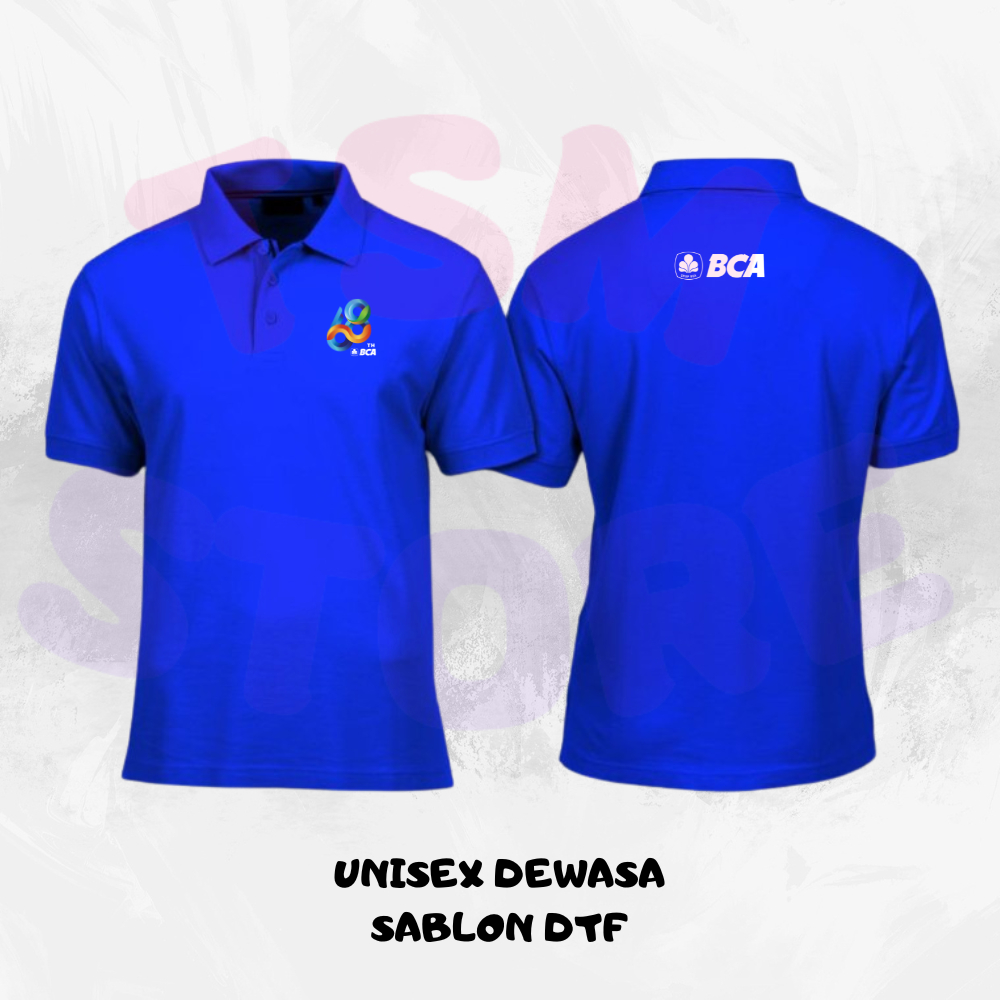 Jual TSM POLO HUT BCA 68 TH KAOS KERAH ULTAH BANK BCA - POLO CUSTOM ...