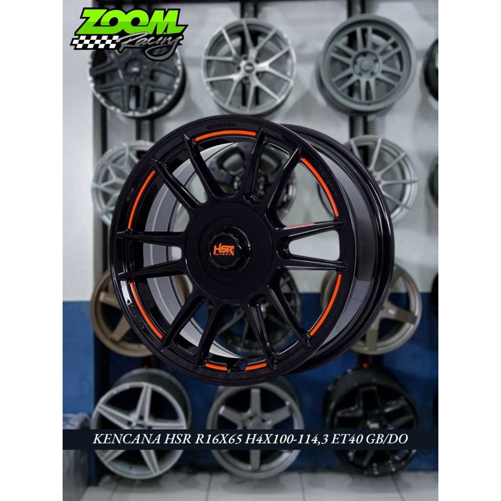 Jual VELG MOBIL HSR ORIGINAL TYPE KENCANA HSR R16X65 PCD 4X100-114,3 ...