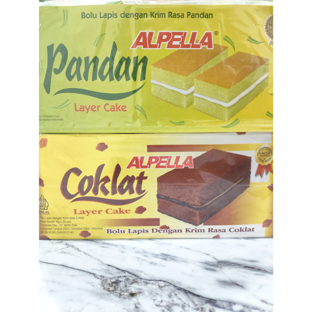 Jual ALPELLA PANDAN COKLAT 1 BOX ISI 24 PCS | Shopee Indonesia