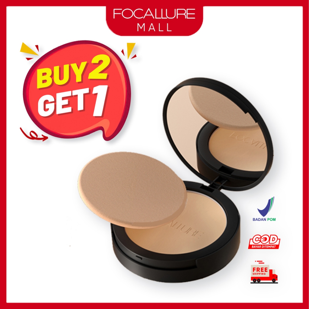 Jual Focallure Bedak Padat / Compact Powder Oil Control Bedak Padat ...