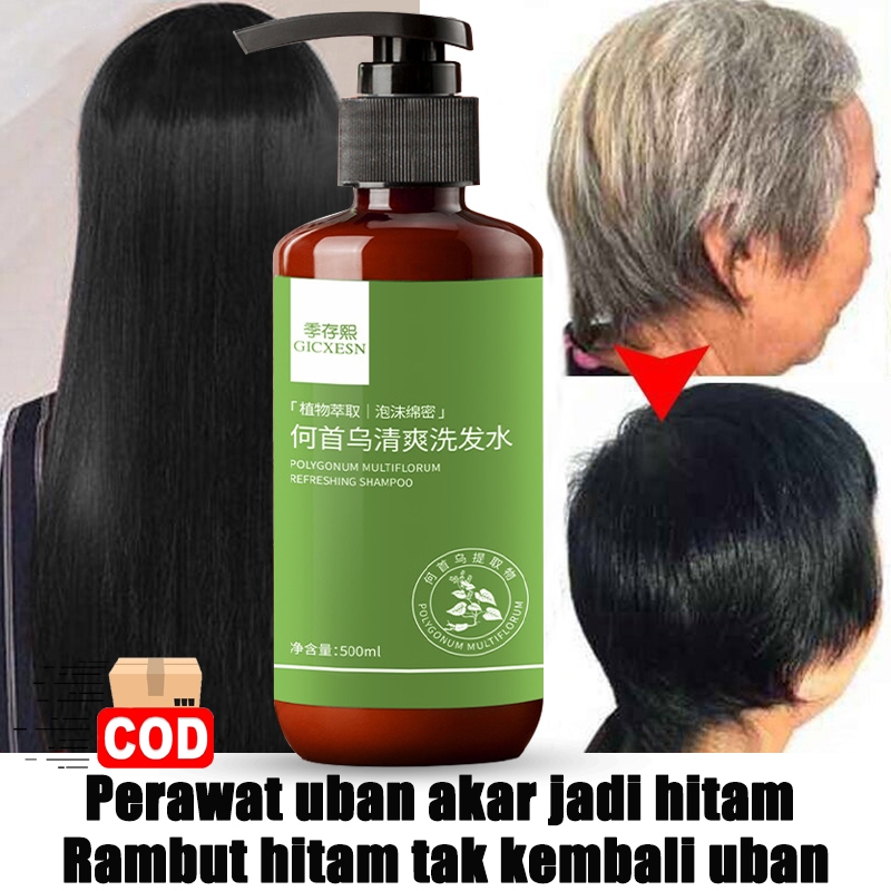 Jual Sampo Herbal Penghalus Alami He Shou Wu / uban / Bercabang / Anti Ketombe / Anti Gatal ...