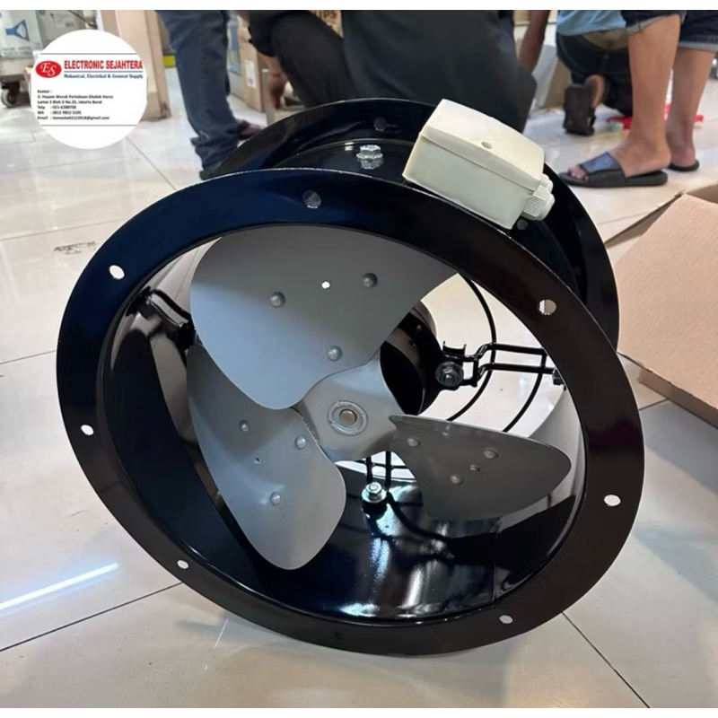 Jual Axial drum fan 18"inch VANCO VAS 450 250watt 1420rpm 220v 1phase ...