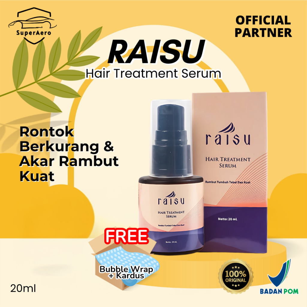 Jual RAISU Hair Treatment Serum Rambut Mengurangi Kerontokan 20ml ...