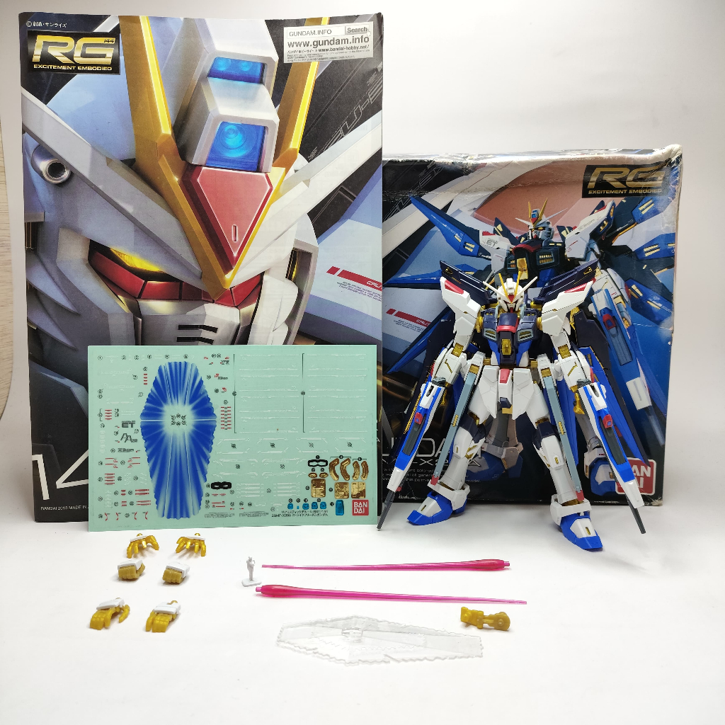 Jual Bandai RG Strike Freedom / Gundam 1/144 2nd Sudah Rakit R194 ...