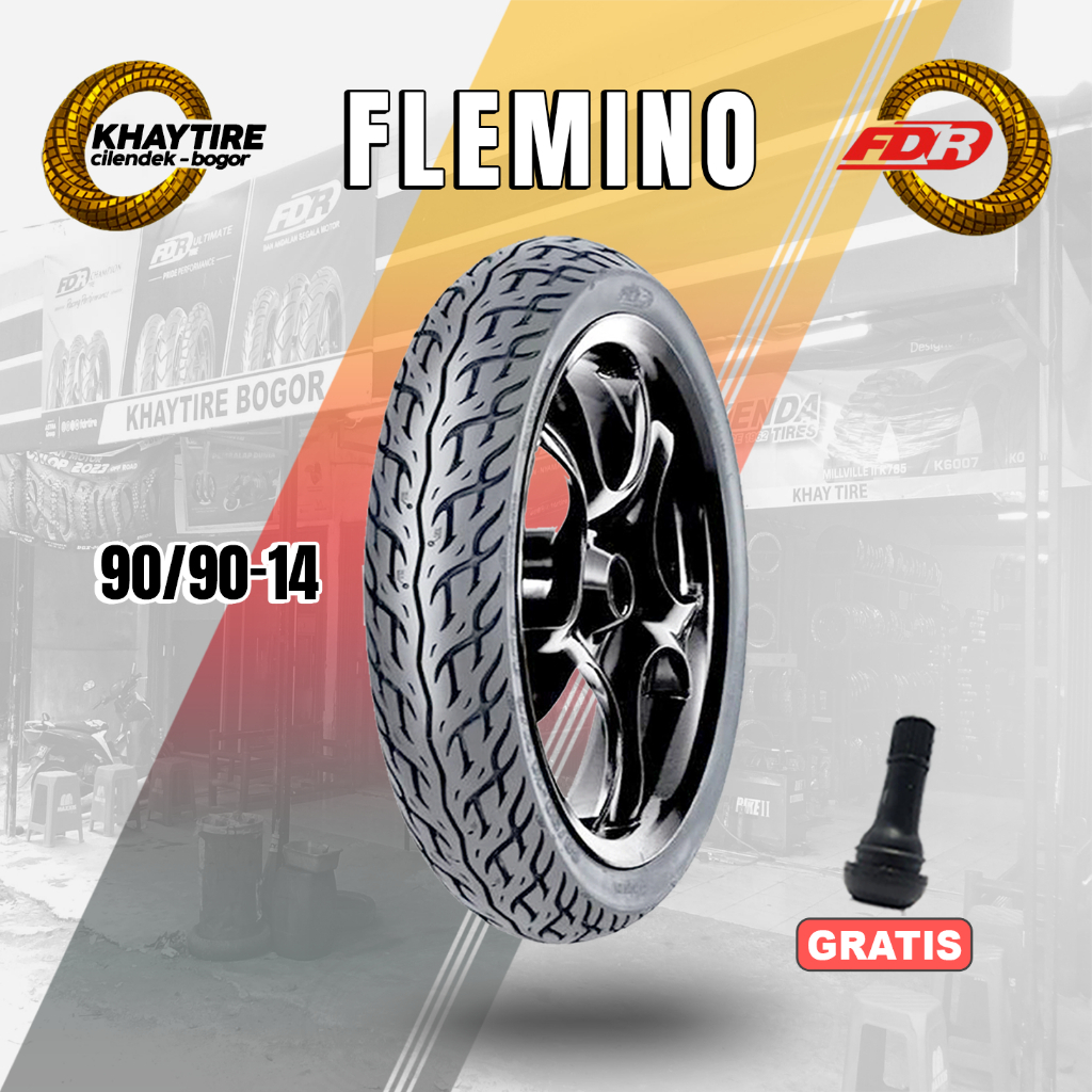 Jual Ban Depan Motor Lexi FDR FLEMINO 90/90 Ring 14 Tubeless | Shopee ...