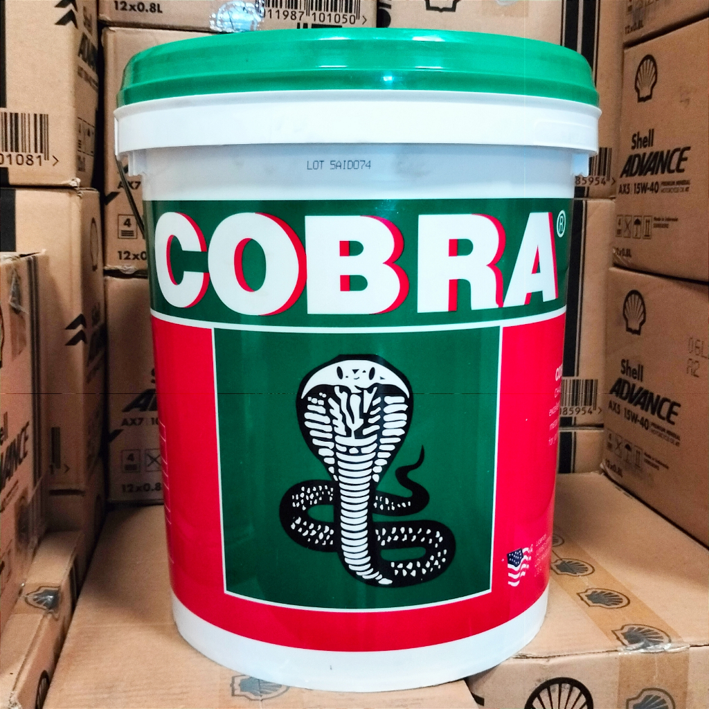 Jual CHASSIS GREASE / GEMUK / STEMPET COBRA NLGI-3 HIJAU 15 KG | Shopee ...