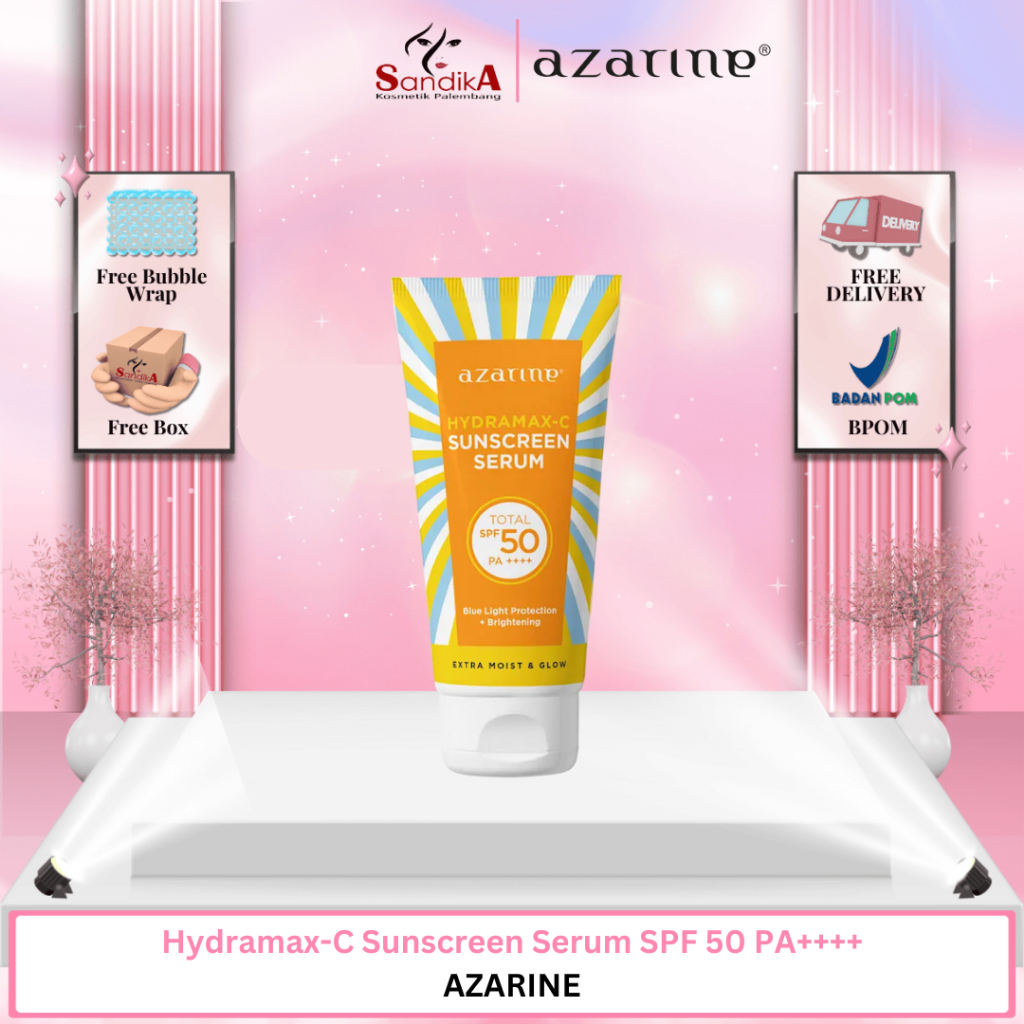 Jual AZARINE Hydramax-C Sunscreen Serum SPF50 PA++ 40ML | Shopee Indonesia