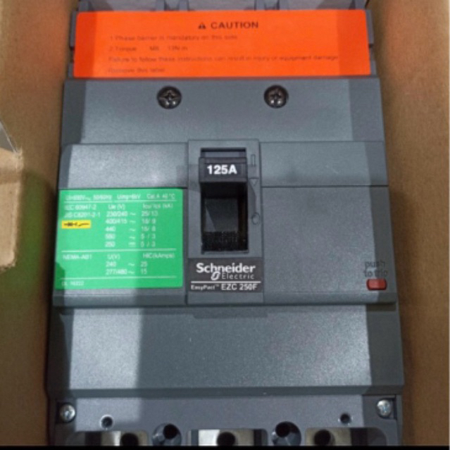 Jual MCCB EZC250N 3P 250A/225A/200A/160A/125A/100A SCHNEIDER | Shopee Indonesia