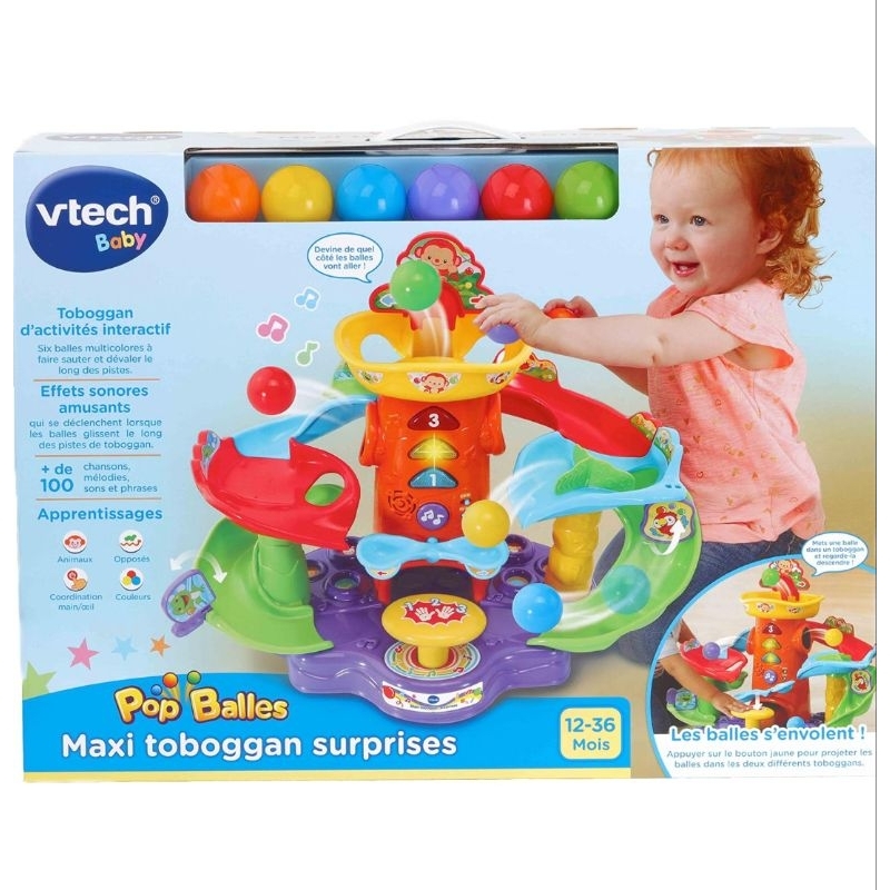 Jual Mainan Edukasi Musikal Stimulasi Anak Bayi Vtech Pop-A-Ball Pop ...