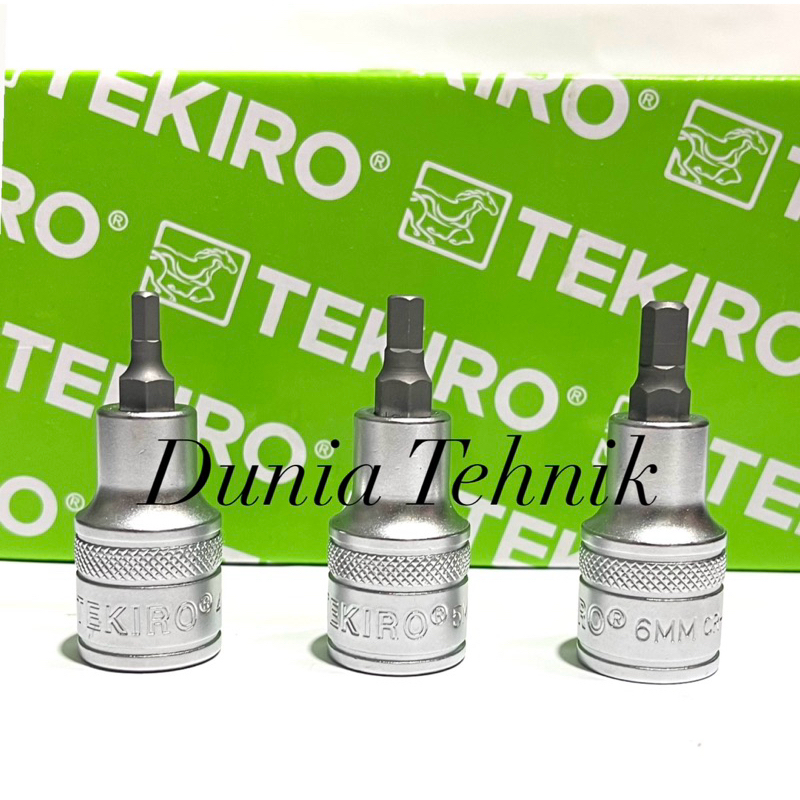 Jual TEKIRO Mata Sok Kunci L 4 , 5 , 6 , 8 , 10 mm Hex Bit Socket 1/2” Mata Sok L Pendek Mata ...