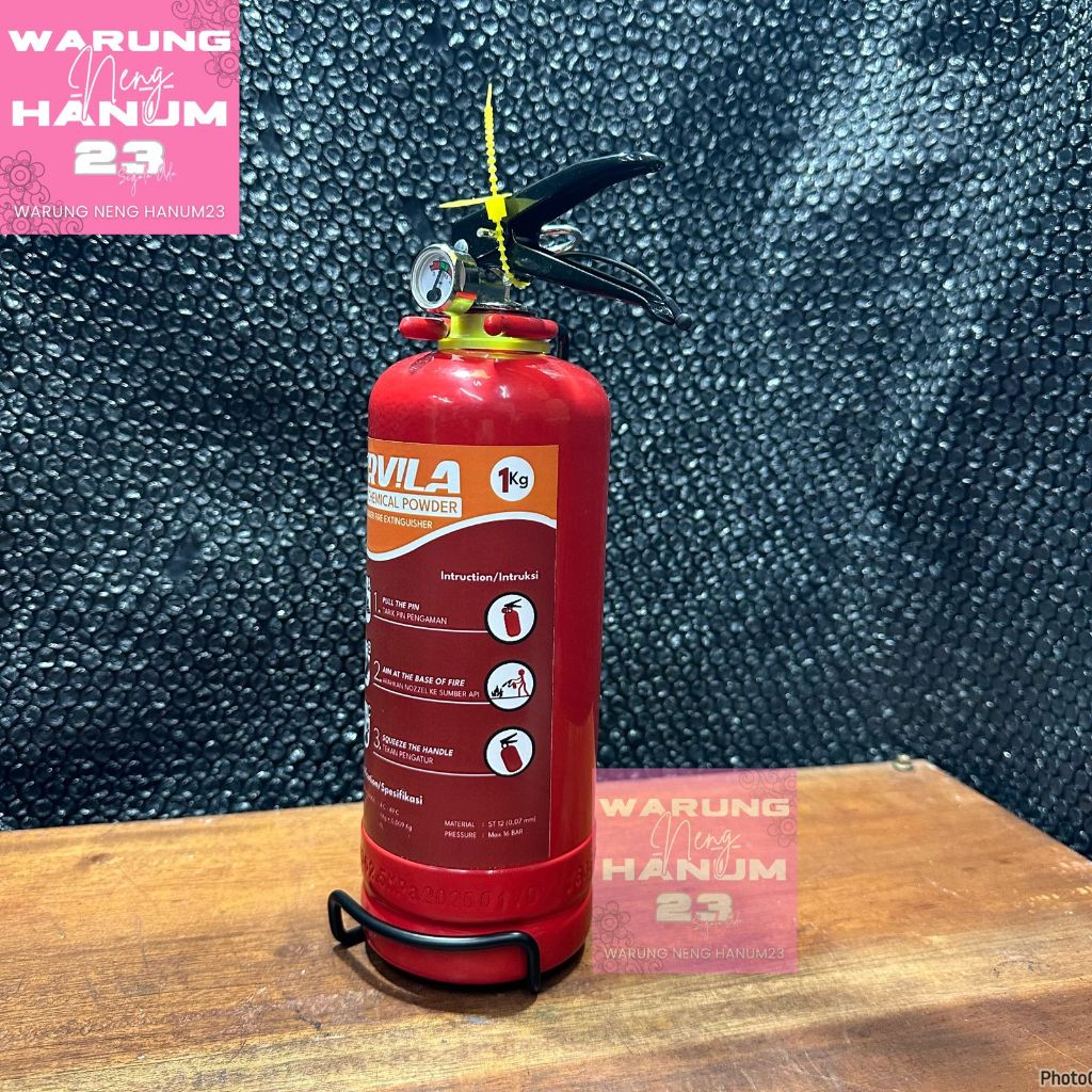 Jual APAR 1Kg | 1 Kg bubuk ABC powder URVILA / set kumplit siap pakai ...
