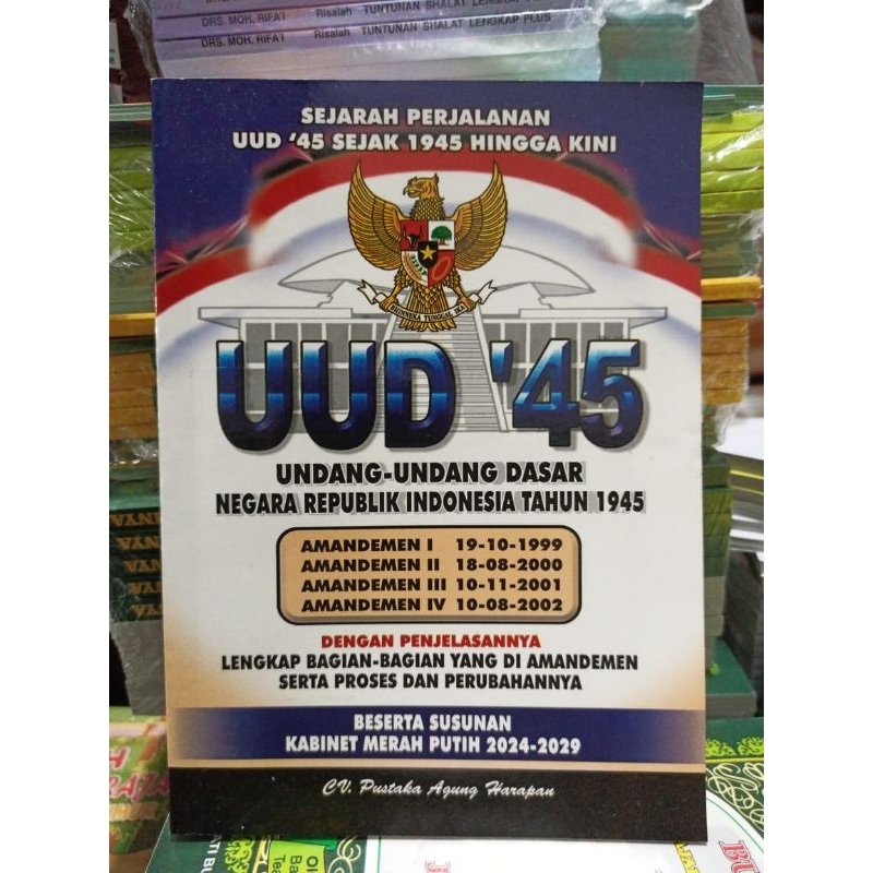 Jual UUD'45 & Kabinet Merah Putih 2024-2029 | Shopee Indonesia