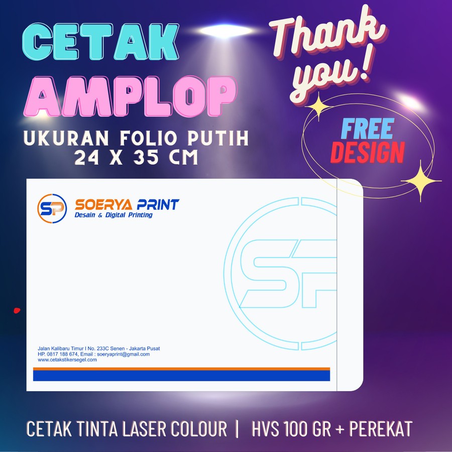 Jual Cetak Amplop Map Folio Custom | Shopee Indonesia