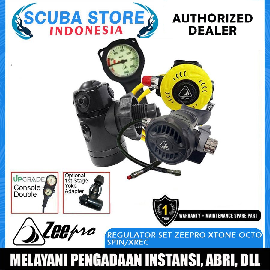Jual Regulator Diving Set Zeepro XTone 1st Stage Diaphragm Balance ...