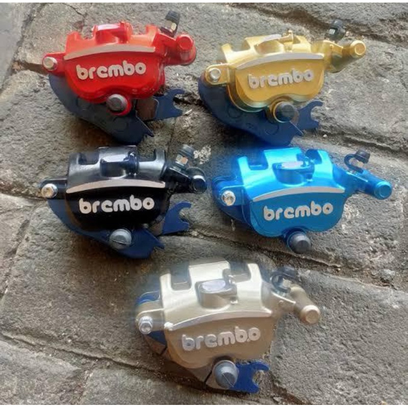 Jual kaliper 2p plus kampas rem sesuai foto kanan dan kiri ( TIDAK ADA BREKET ) samurai brembo ...