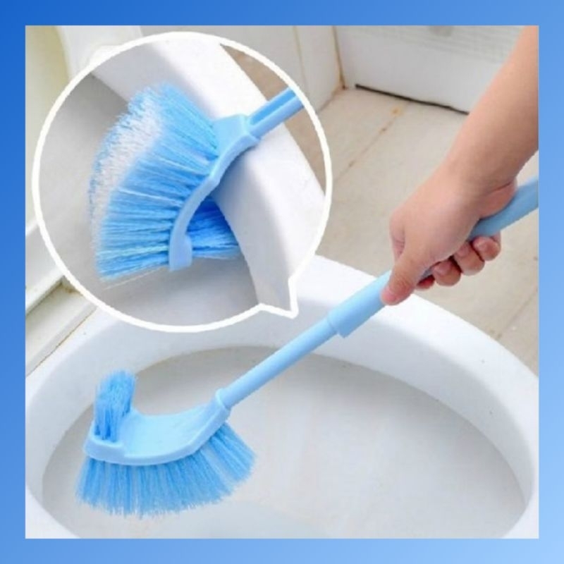 Jual Sikat Lantai Kamar Mandi Gagang Panjang 2 Sisi Sikat WC Toilet ...