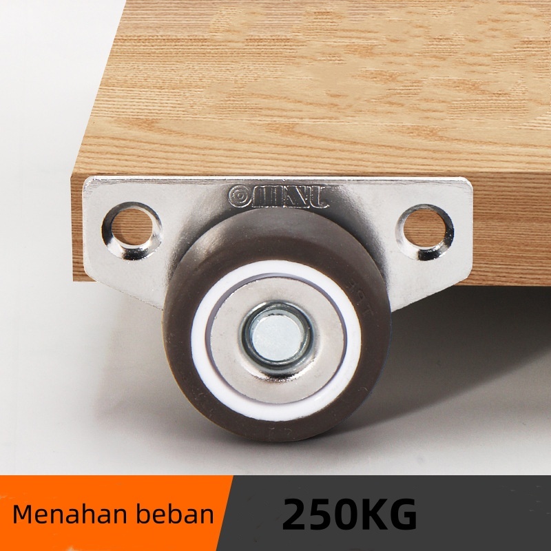 Jual 2pcs Roda Etalase / Roda PVC/ Roda Pemasang Sisi Roda Caster Kecil ...