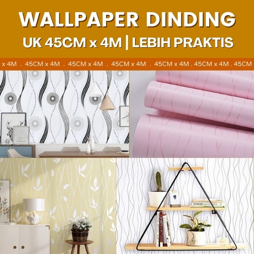 Jual Walpaper Dinding Motif Gelombang Ombak Cakra Wallsticker Kamar ...