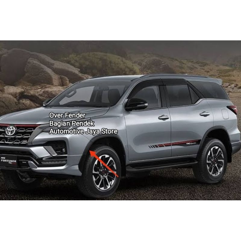 Jual Extension Over Fender Bemper Bumper Depan Fortuner 2021-2022 ...