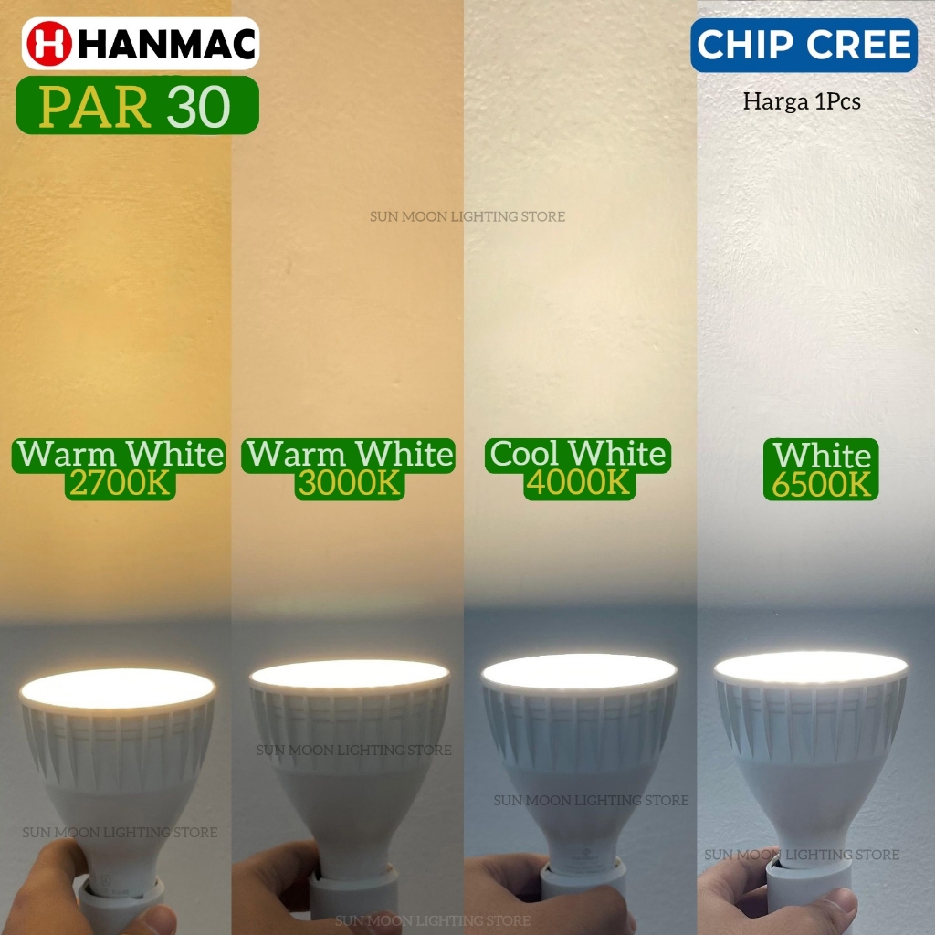 Jual Lampu bohlam spotlight led par30 35watt chip cree fiting E27 ...