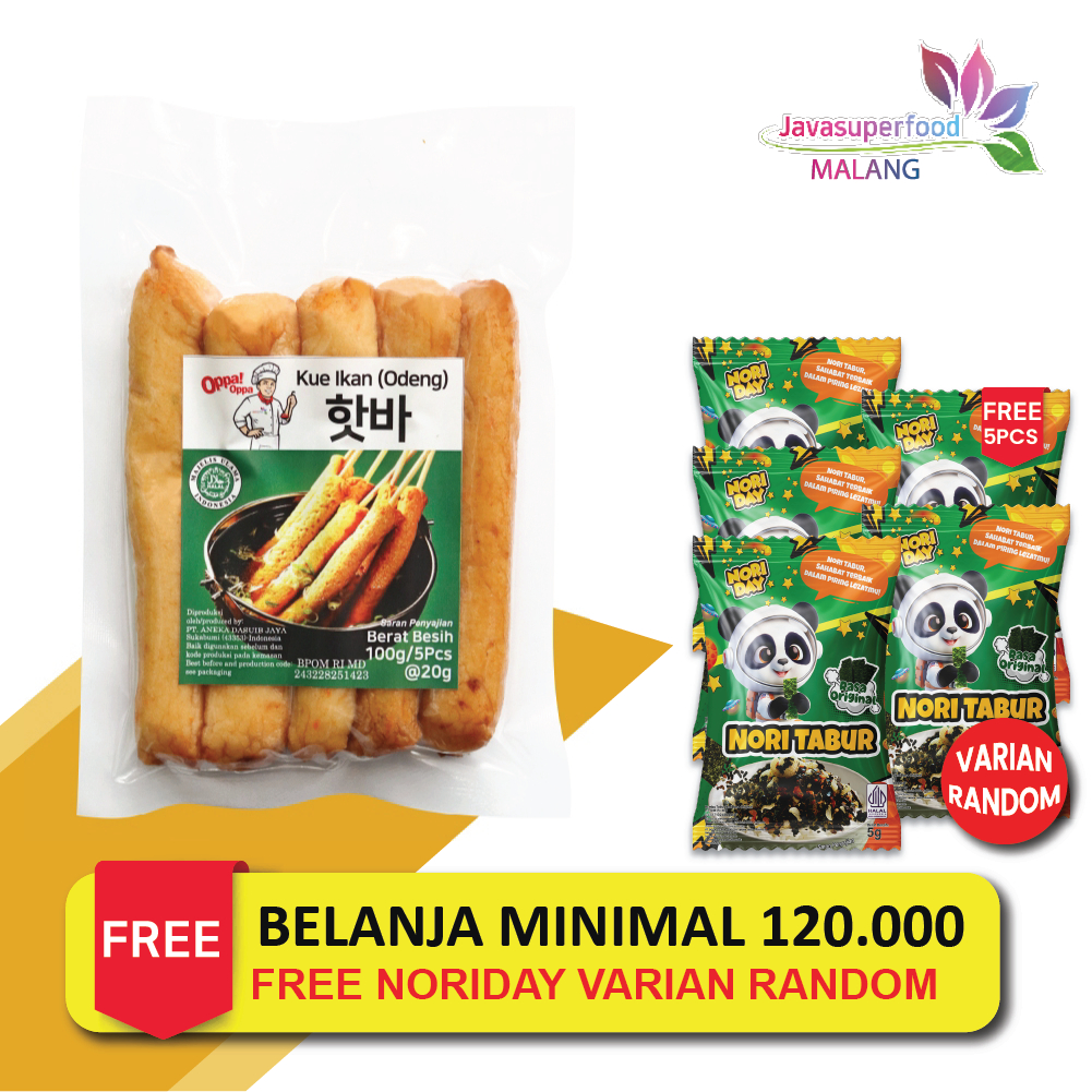 Jual Oppa Hotbar Odeng Jajan asli Korea 100g/ Odeng Tusuk / Odeng ...
