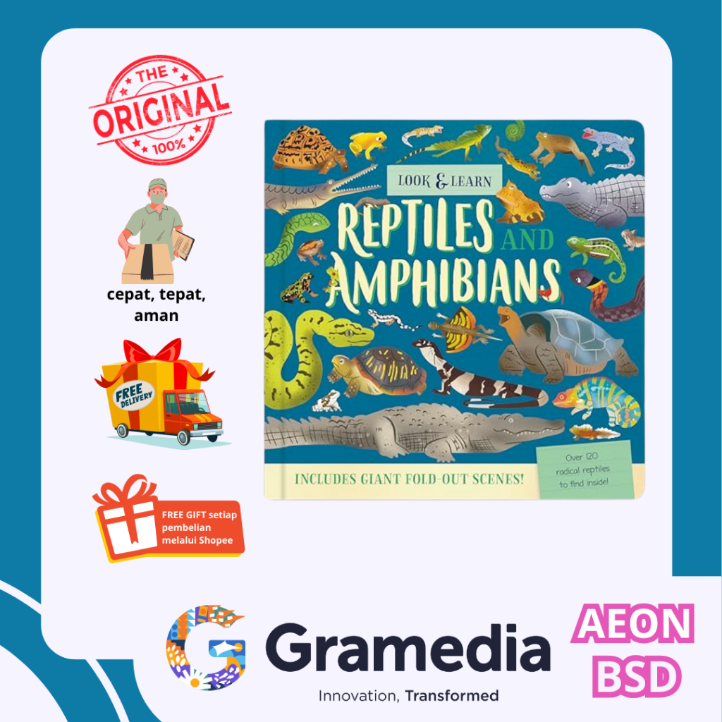 Jual GRAMEDIA BSD CITY - Nature Look and Find Board Book - Reptiles ...