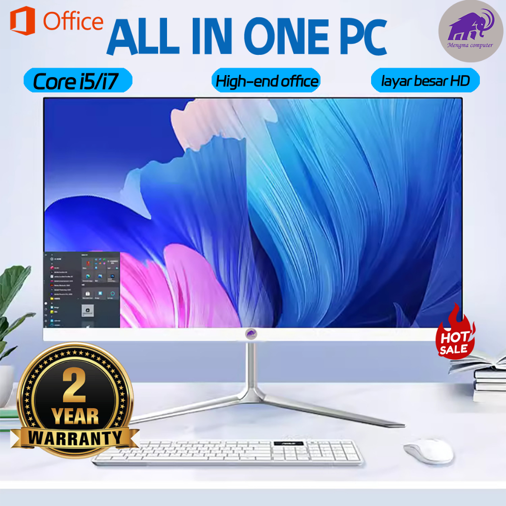 Jual MA Komputer Full Set PC All-in-One Baru, Prosesor Core i3/i5/i7, RAM 8G/16G, SSD ,19/22/24 ...