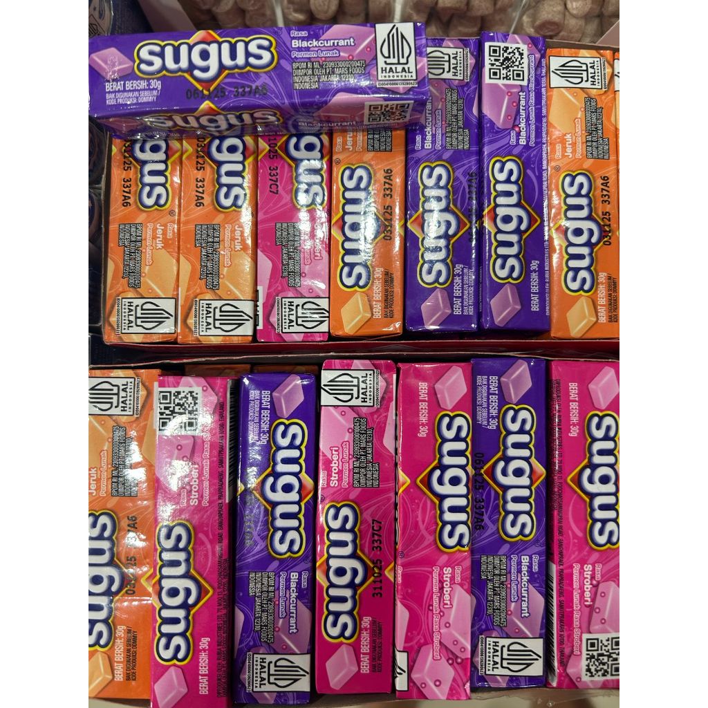 Jual SUGUS PERMEN LUNAK RASA BUAH 30gr | Shopee Indonesia