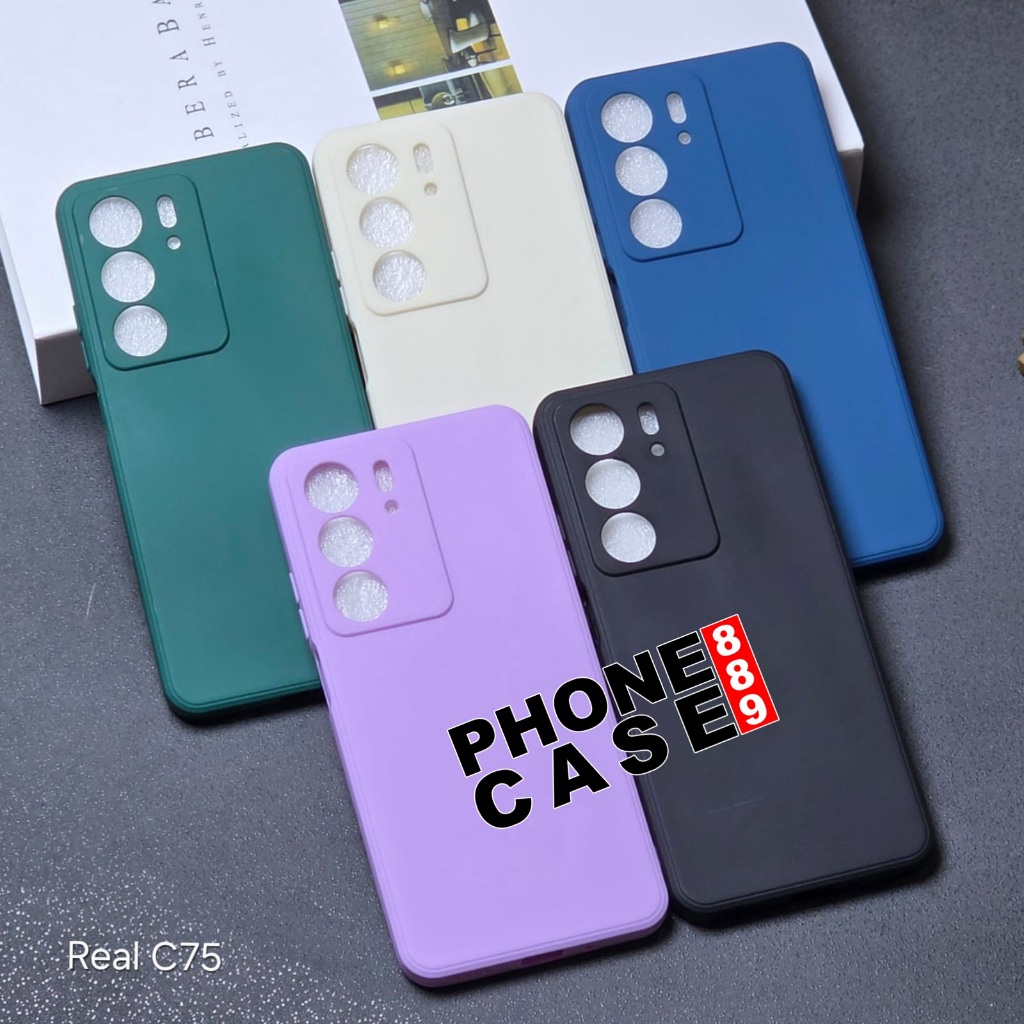 Jual REALME C75 CASE SQUARE EDGE MACARON SQUARE LIQUID EDGE CASE REALME ...