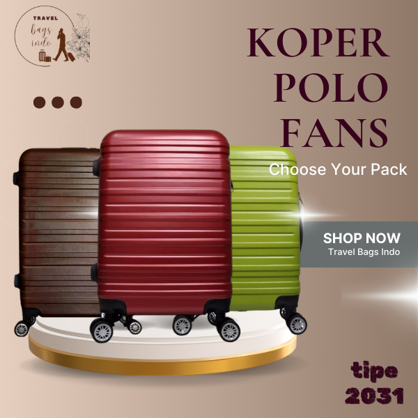 Jual Koper POLO FANS Tipe 2031 Size 24 Inch Koper Umroh Koper Traveling ...