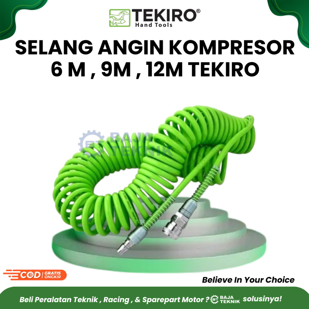 Jual TEKIRO SELANG ANGIN KOMPRESSOR RECOIL 6M , 9M , 12M | RECOIL HOSE ...