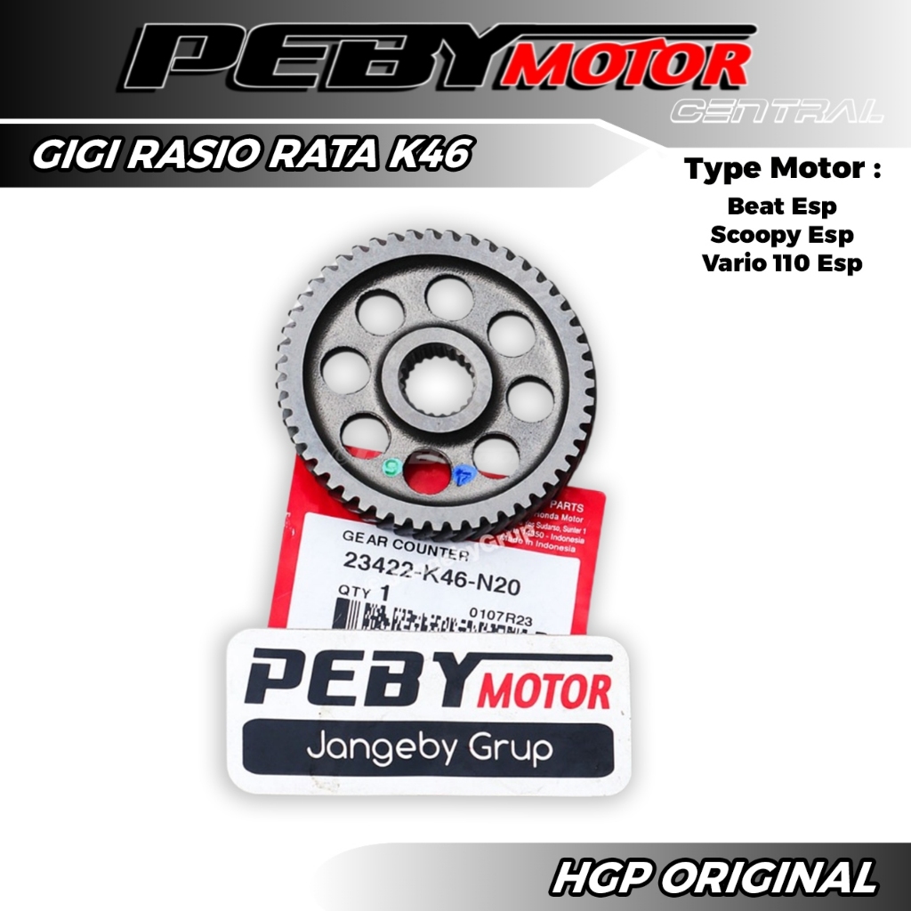 Jual Gigi Rasio Rata Beat Scoopy Vario 110 Esp ORIGINAL Resmi HGP ...