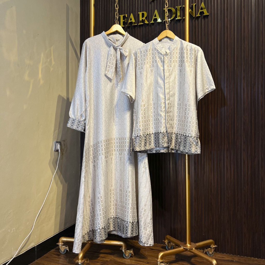 Jual Faradina Exclusive Setelan Keluarga Couple Lebaran 2026 Sarimbit ...