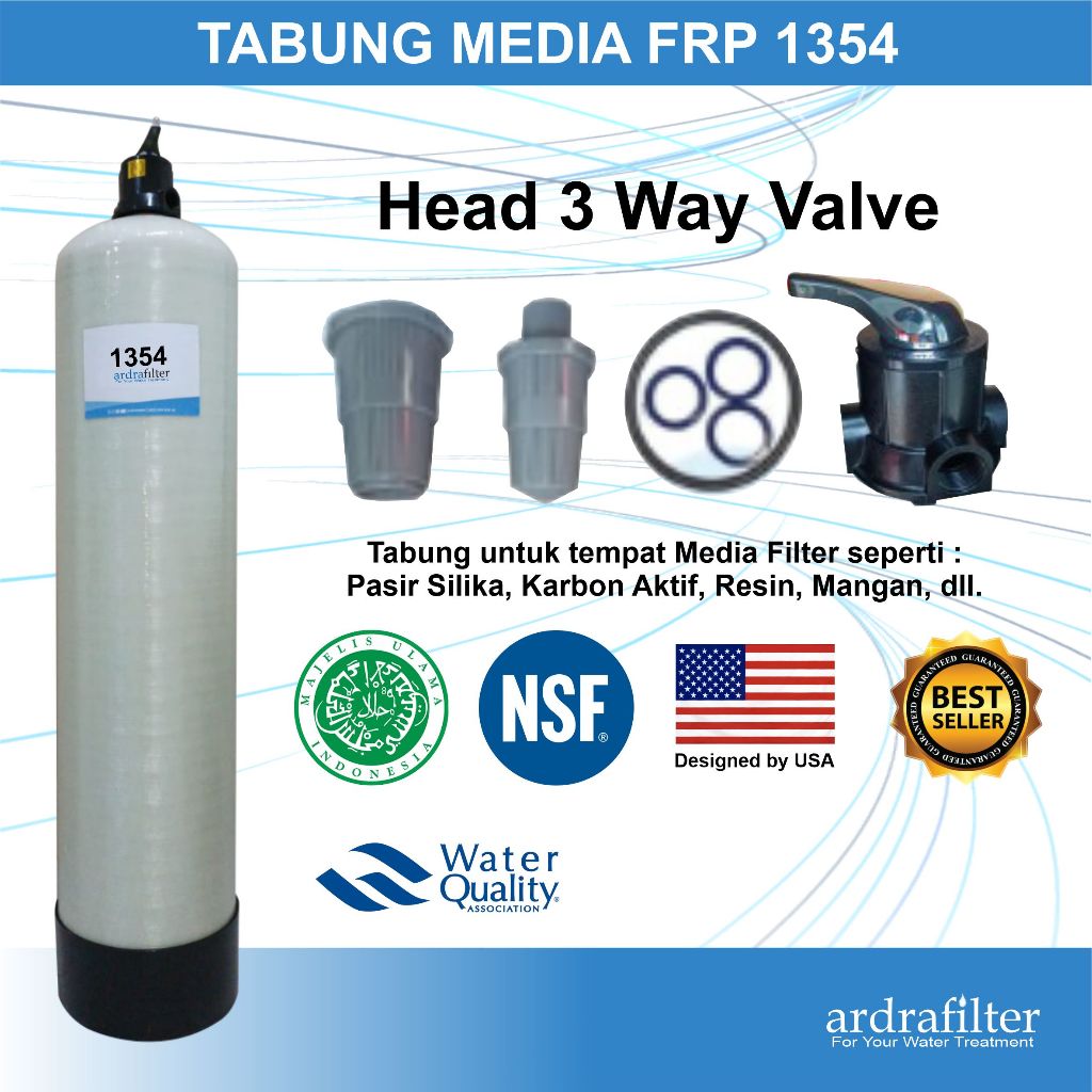 Jual Tabung Filter FRP 1354 Manual Backwash | Shopee Indonesia