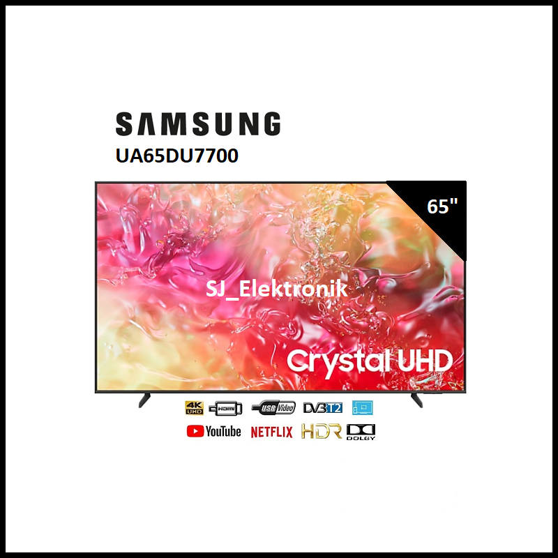 Jual Samsung 65DU7700 - LED TV 65 Inch UA65DU7700 Crystal UHD DU7700 4K ...