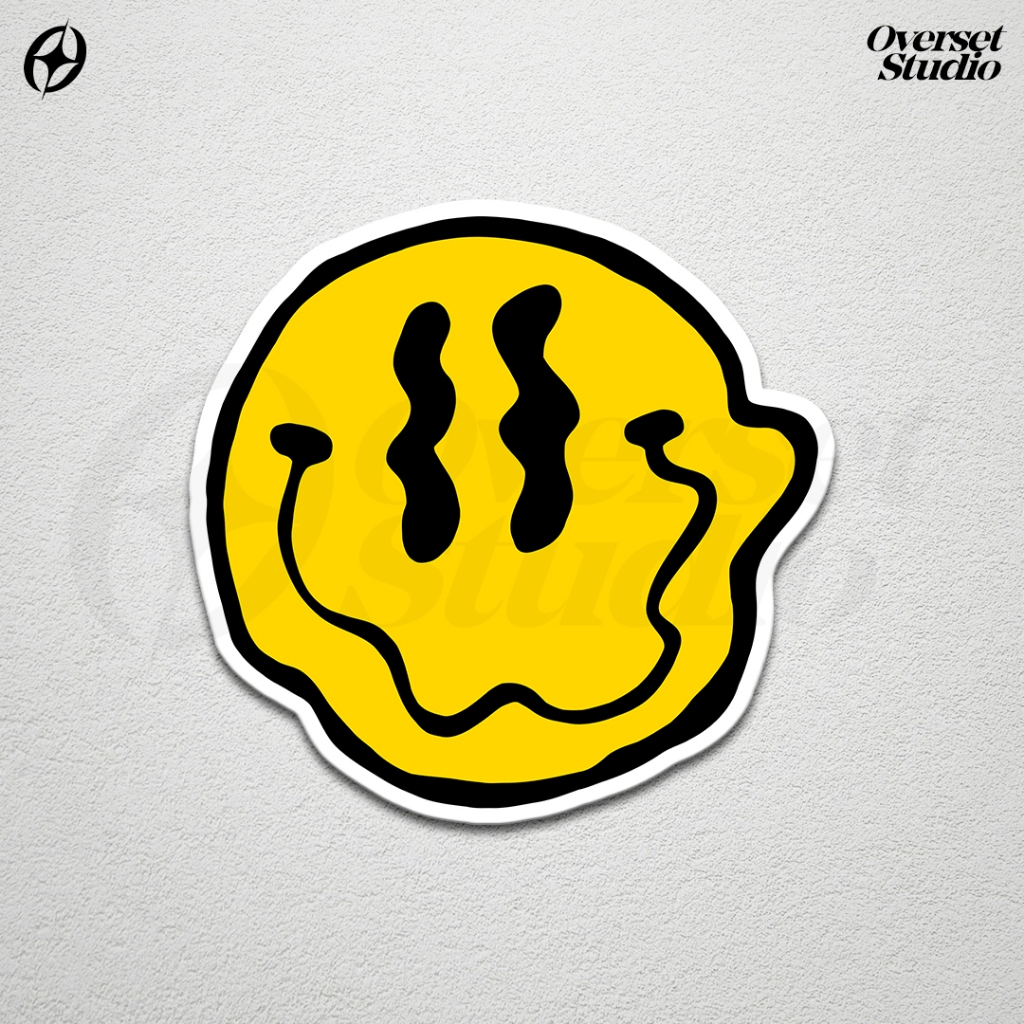 Jual (GRATIS ONGKIR & COD) Stiker Sticker Loopy Smile Face Emoji ...