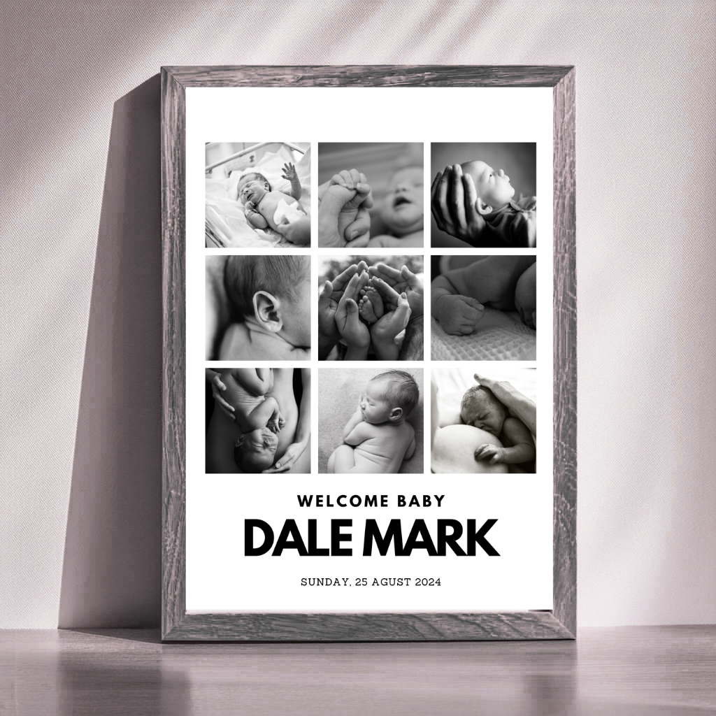 Jual Newborn Frame | Bingkai Foto Biodata Bayi Newborn | Shopee Indonesia