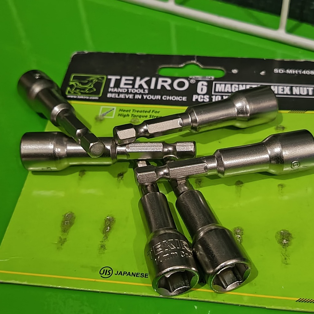 Jual TEKIRO Mata Roofing 8 mm X 65 mm & 10 mm X 65 mm Kunci Baut Baja Ringan Magnetic Hex Nut ...