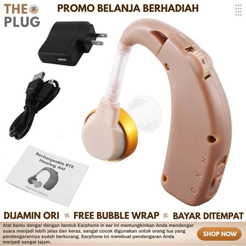 Jual Alat Bantu Dengar Pendengaran Pengeras Suara Telinga Tuli Orang Tua Hearing Aid Wireless ...