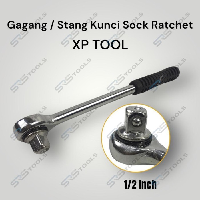 Jual XP TOOL Ratchet Handle 1/2" Gagang Stang Kunci Shock Sock Sok Rachet | Shopee Indonesia