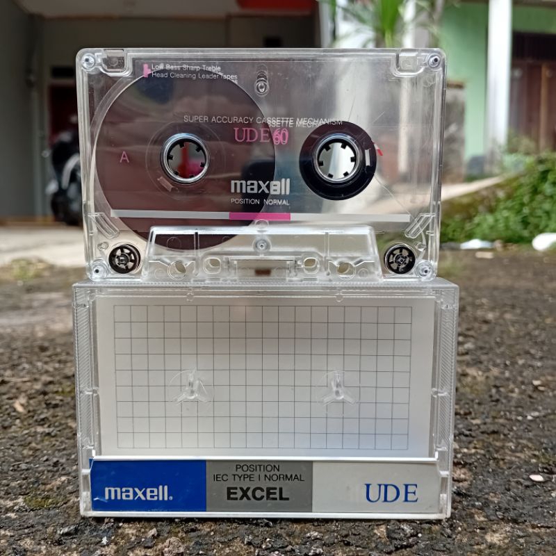 Jual Kaset Maxell Excel UDE 60 Type I Normal Position (1988) Blank ...