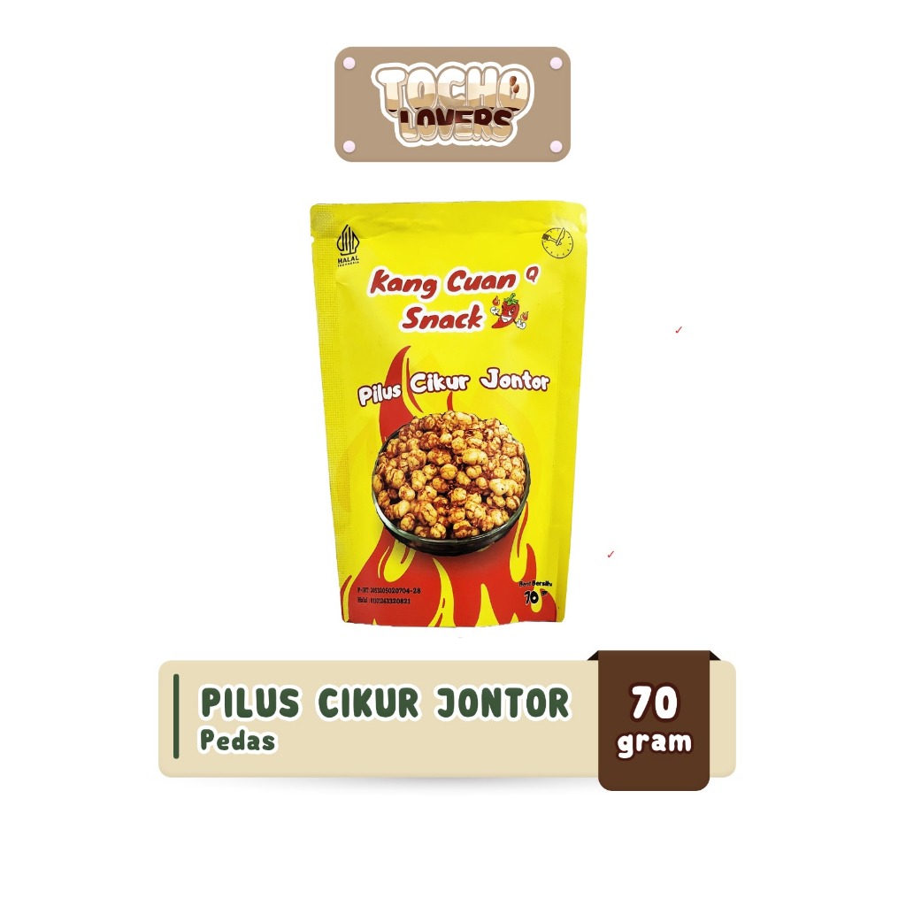 Jual Pilus Jontor Pilus Pedas kemasan premium 70 Gram Tiktak Pedas ...