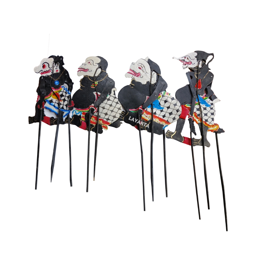Jual LAYARTA Wayang Kulit Asli Punokawan Hitam 30 cm | Shopee Indonesia
