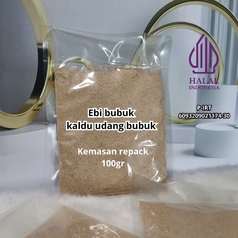 Jual Kemasan repack 100gr - EBI BUBUK | Kaldu Udang Bubuk (Tanpa ...