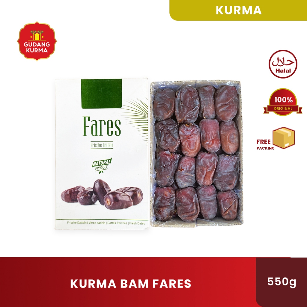 Jual Kurma Bam Kurma Anggur Fares 500g | Shopee Indonesia