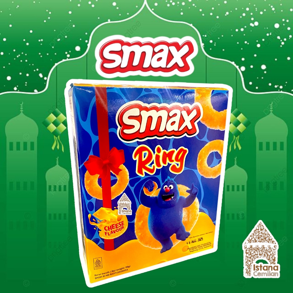 Jual SMAX Ring Cheese Flavour Keju Box Parsel Lebaran 90 Gram | Shopee ...