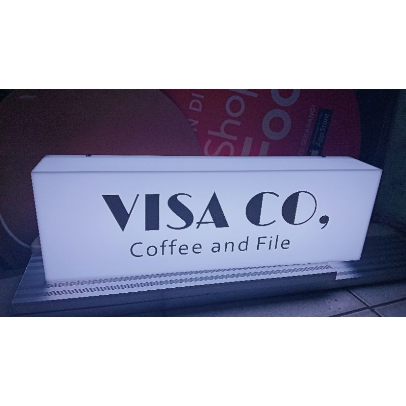 Jual NEON BOX AKRILIK MINIMALIS | Shopee Indonesia