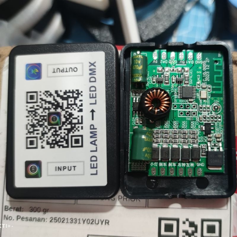 Jual Modul Dmx Controller Led Alis RGB Belang WS2811 WS2812B Led Side ...