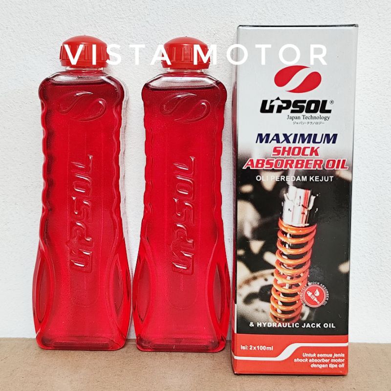 Jual Oli Shock Absorber Upsol 100ml x 2 Botol | Shopee Indonesia