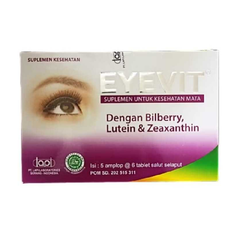 Jual Eyevit 1 box 30 Tablet / Vitamin Mata | Shopee Indonesia